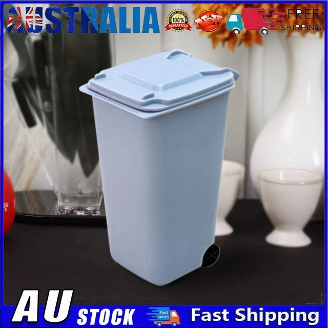 MINI DESK WASTE Bin 650ml Garbage Basket Plastic for Coffee Table ...