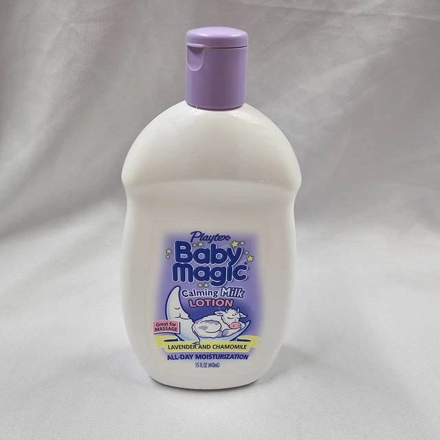VINTAGE 2003 PLAYTEX Baby Magic Calming Milk Lotion Lavender Chamomile ...