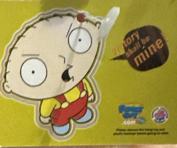 LARGE 14” PLUSH Stewie Griffin Family Guy 2007 TOY FACTORY Stuffed Doll ...