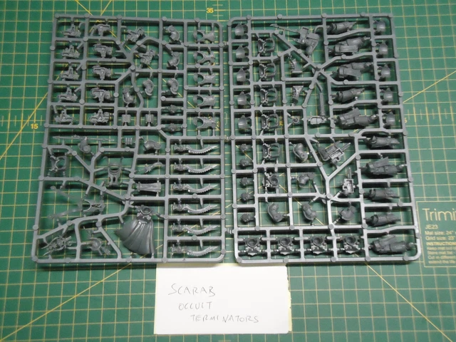 WARHAMMER 40K SCARAB occult terminators chaos marines unused on sprue £ ...