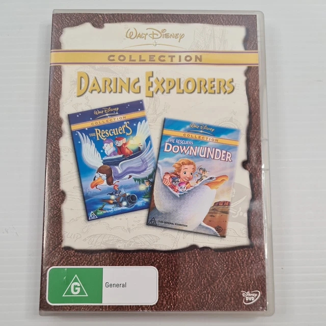 THE RESCUERS / The Rescuers Down Under (DVD, 1990) 2 Discs Region 4 £4. ...