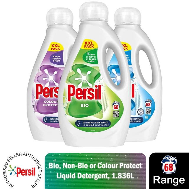 PERSIL XXL WASHING Liquid Detergent Bio, Non-Bio, Colour Protect 1.836L ...