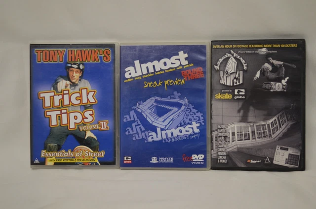 LIQUID PIXELS SAMPLER Tony Hawks Trick Tips Almost Round Three DVD ...