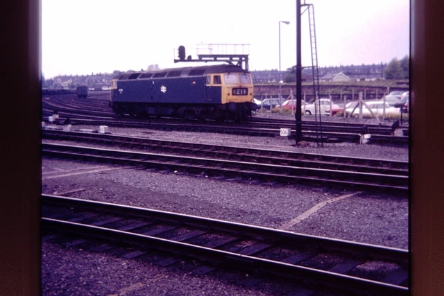 BRITISH RAIL BR Diesel Loco 47351 6Z19 York Railway Slide Ref 2780 £2. ...