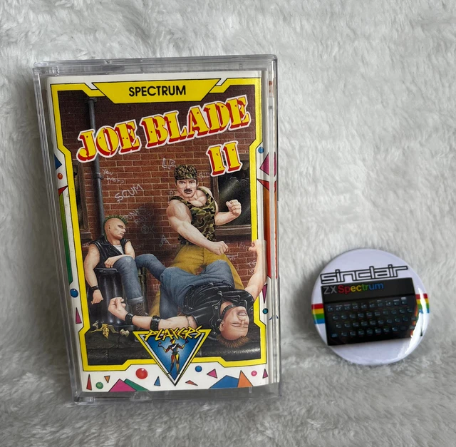 ZX SPECTRUM 48/128 Joe Blade II - funziona, custodia nuova, distintivo ...