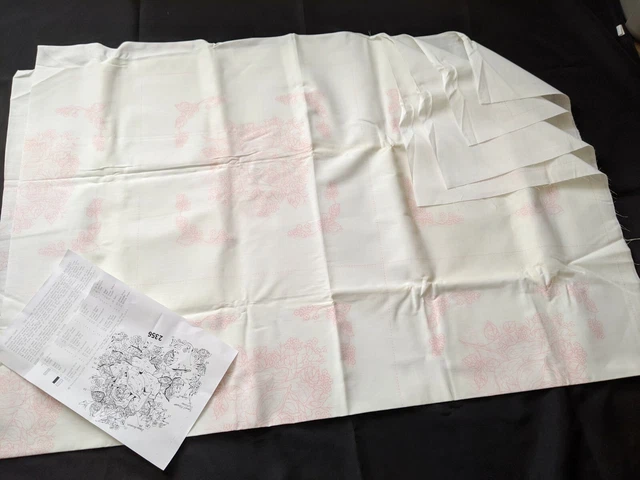 VINTAGE DIY TRI-CHEM ARTEX Picture to paint 2356 ROSE QUILT #2 $14.99 ...