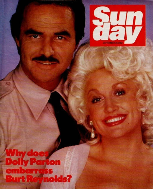 SUNDAY DOLLY PARTON Burt Reynolds Lewis Collins Bob Hope Suzanne Dando ...