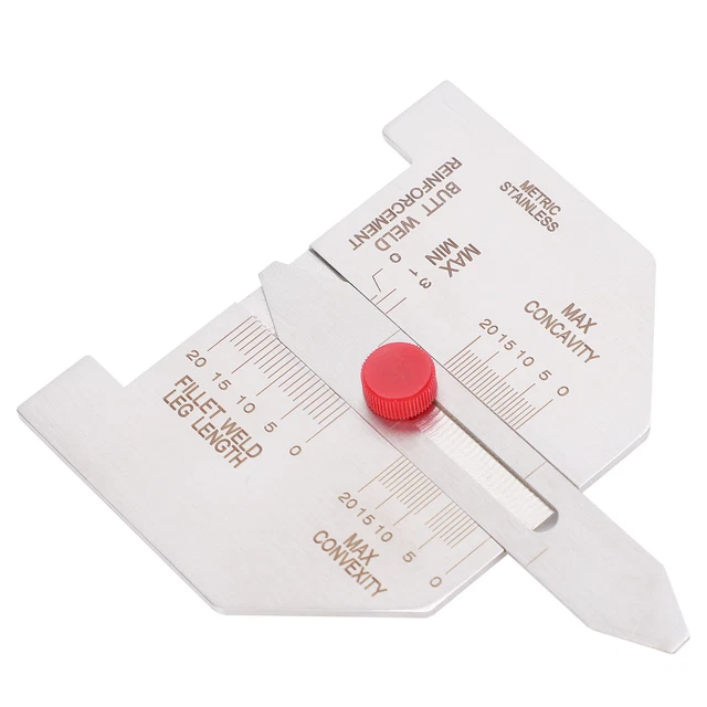 FILLET WELD SET Gage Gauge Welding Test Ulnar Stainless Steel Measuring ...