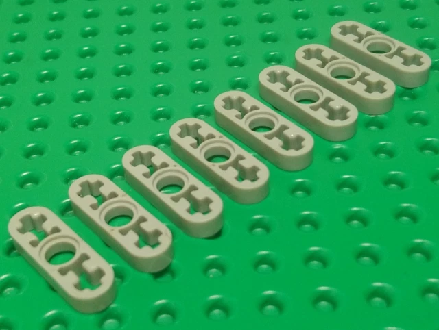 LEGO TECHNIC BEAM Thin 1x3 with '+' Ends Holes [6632] Original Light ...