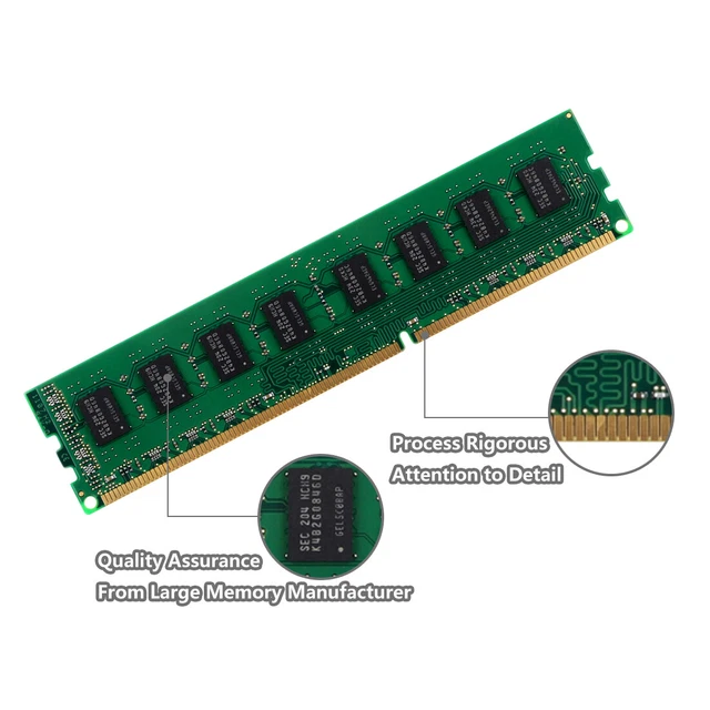 16 GB SAMSUNG 4X 4GB 2RX8 PC3-12800 DDR3 1600Mhz DIMM Memoria de escritorio RAM NO ECC EUR 23,76 ...