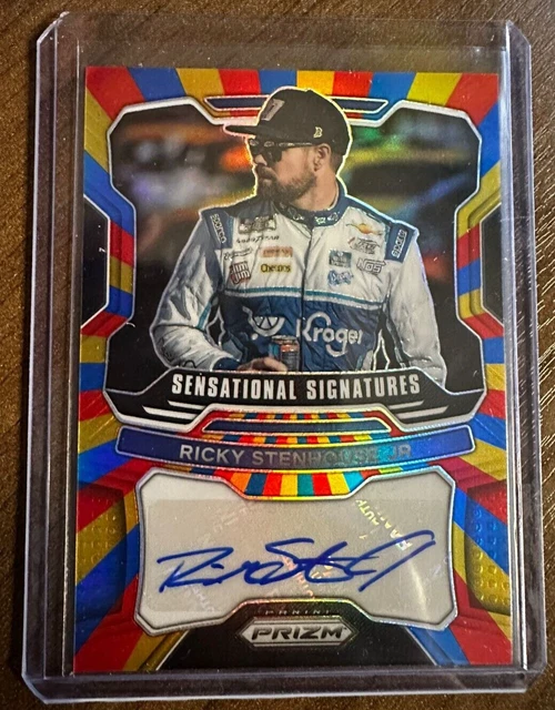 2022 PANINI PRIZM Arc-En-Ciel Sensationnel Ricky Stenhouse Signature Jr ...