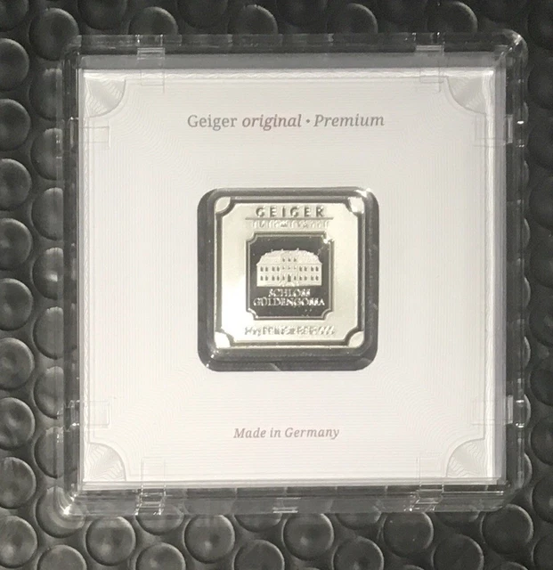 GEIGER EDELMETALLE 💥 20 Gram 💥 .999 Fine Silver Bar - In Assay £33.62 ...