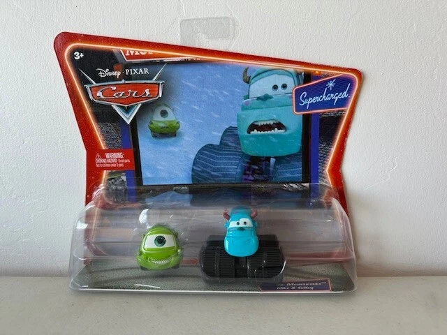 DISNEY PIXAR CARS Movie Moments Supercharged Mike & Sulley die-cast ...