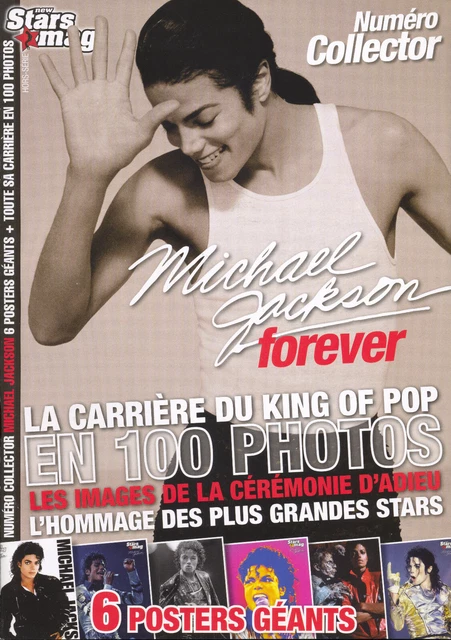 MAGAZINE STARS MAG n°1H, "Spécial Michael JACKSON". 6 posters géants ...