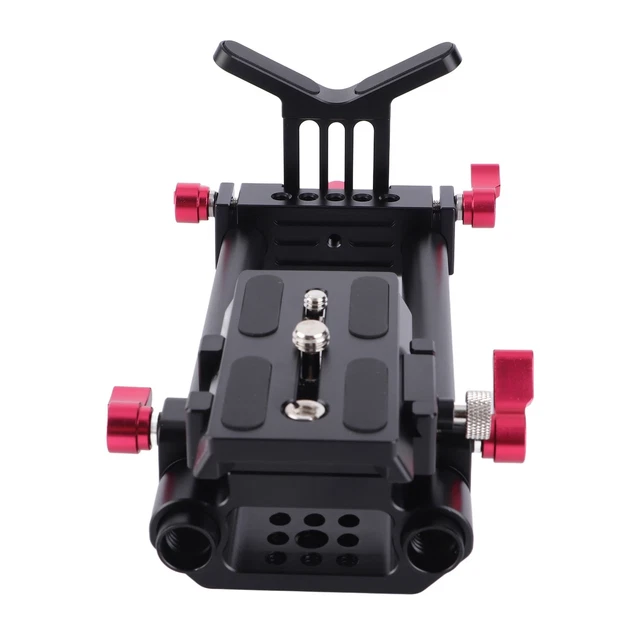 CAMERA RAIL RISER Rig System Quick Release Base Kit For DSLR Camera ...