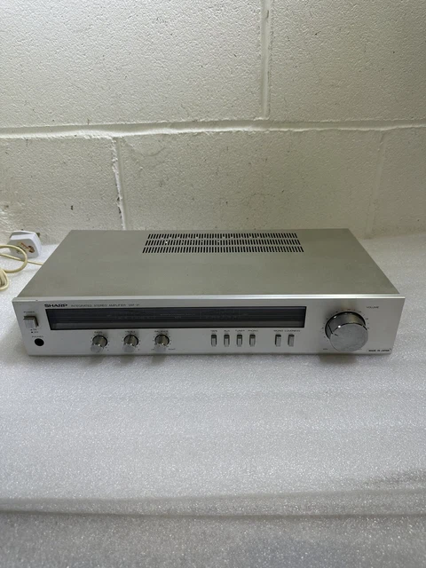 SHARP SM-31 INTEGRATED HiFi Stereo Amplifier 1980 RETRO VINTAGE Tested ...