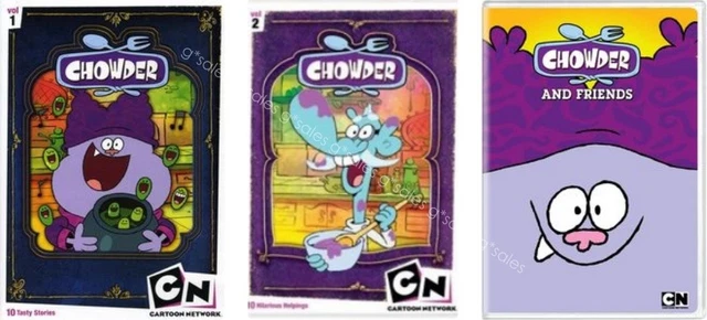 CHOWDER & FRIENDS Cartoon Network TV Series Complete Volumes 1-2 + More ...