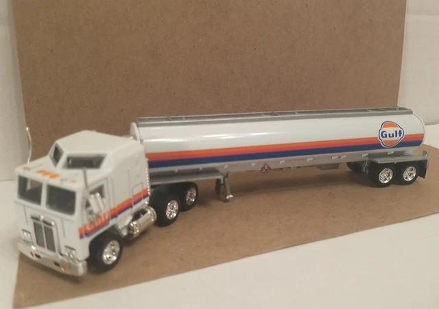 RARE GULF OIL Co Kenworth COE Tanker Tractor Trailer 1:90 by Matchbox ...