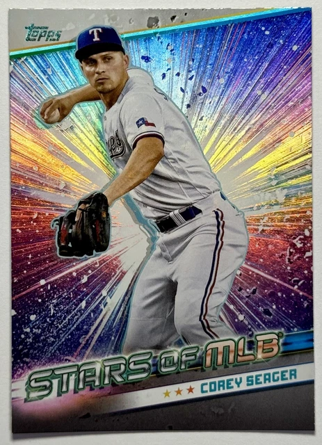 2024 TOPPS SERIES 1 COREY SEAGER Stars of MLB #SMLB-28 Texas Rangers ...