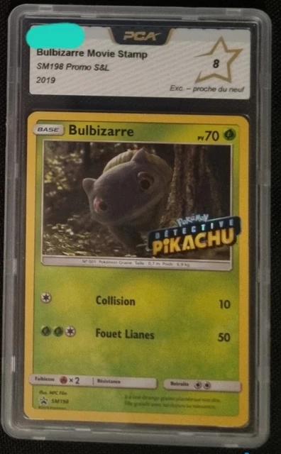 CARTE POKEMON BULBIZARRE sm 198 PCA 8 - detective pikachu stamp EUR 50 ...