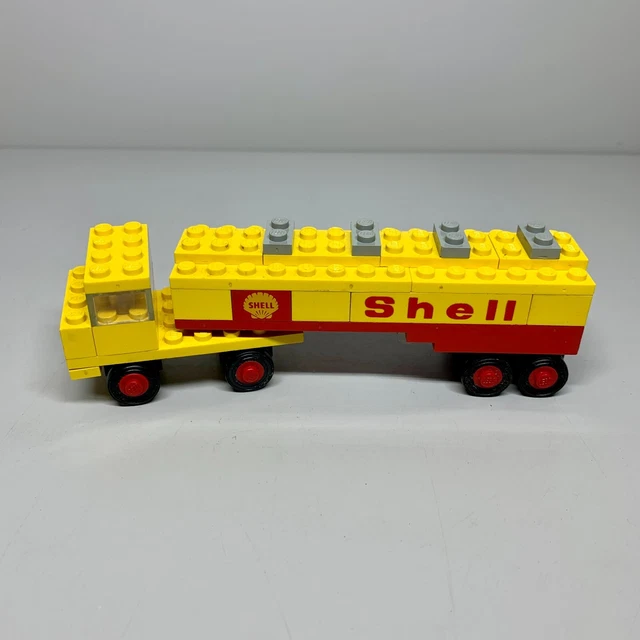 SET SISTEMA VINTAGE LEGO 621 camion cisterna a guscio COMPLETO SENZA ...