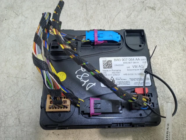 AUDI A4 BCM Body Convienience Control Module Ecu 8W0907064Aa B9 2016 ...
