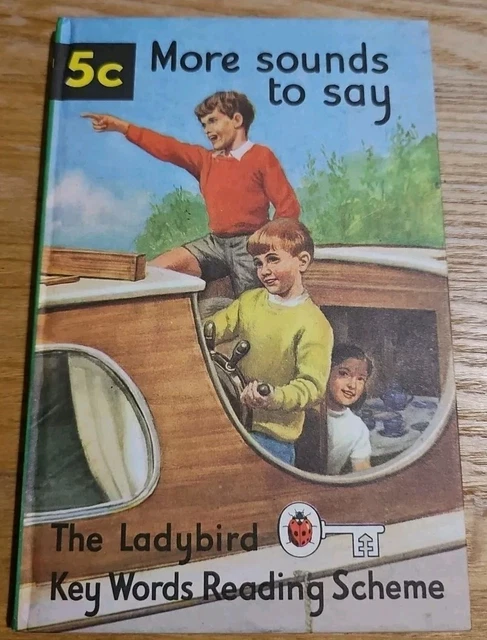 VINTAGE LADYBIRD BOOK Key Words Reading Scheme 5C More Sounds To Say W ...