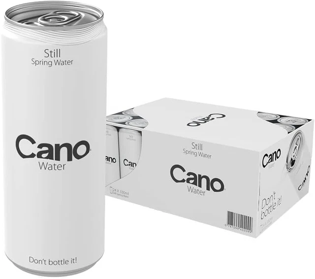 CANO WATER STILL Water Cans in Multipacks, Natural Spring Water Cans ...
