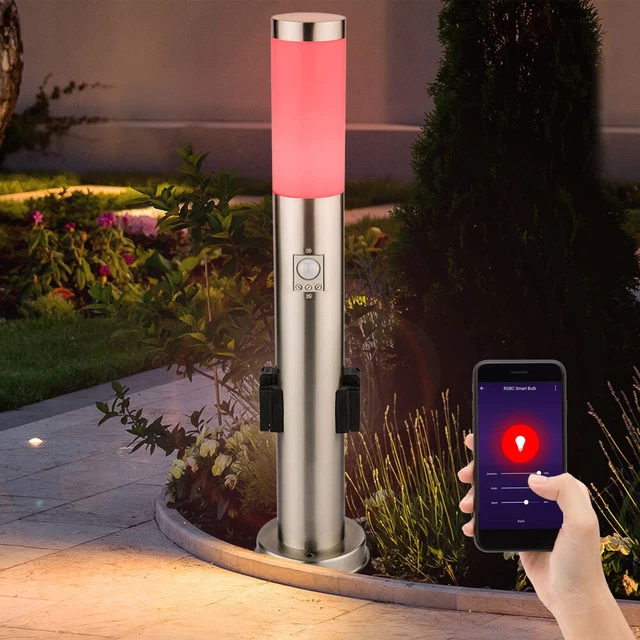 SMART LAMPE LAMPADAIRE Détecteur de Mouvement Google Alexa RGB LED ...
