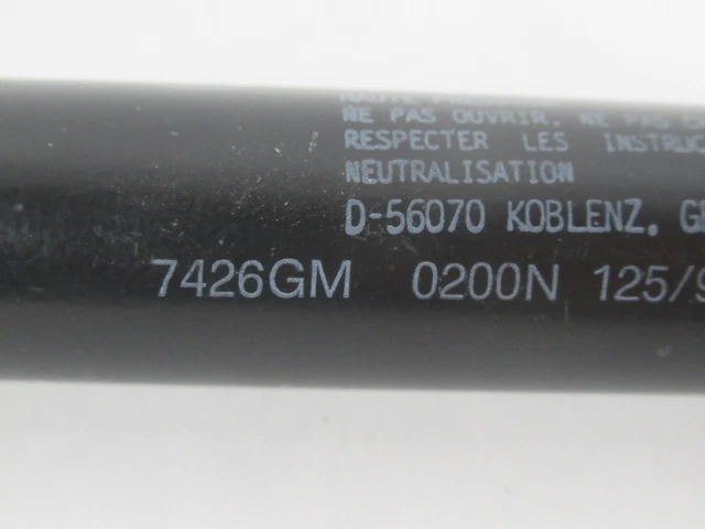 STABILUS 7426GM-0200N LIFT-O-MAT Gas Spring 8mm Bore 85mm Stroke USED ...