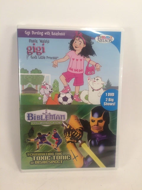 GIGI GOD'S LITTLE Princess Bibleman Tommy Nelson (DVD, 2006) Christian ...