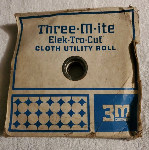 NOS THREE-M-ITE ELEK-TRO-CUT Utility 1½"x50 yds 150 Grit Abrasives CNC ...