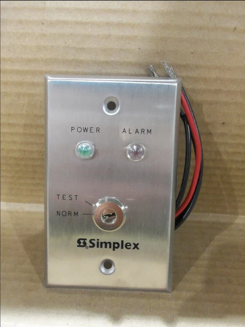 NEW SIMPLEX 4098-9835 Remote Alarm Indicator/Test Station $80.00 - PicClick