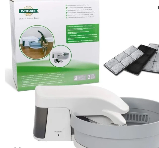 PETSAFE SIMPLY CLEAN Self-Cleaning Automatic Cat Litter Box. $164.65 ...