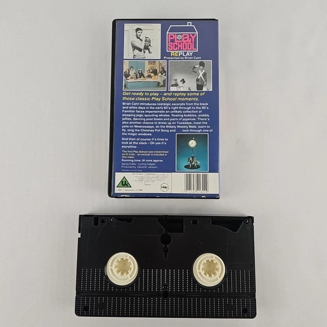 PLAY SCHOOL REPLAY BBC VHS Video Tape Nostalgia from the early 1960s to ...