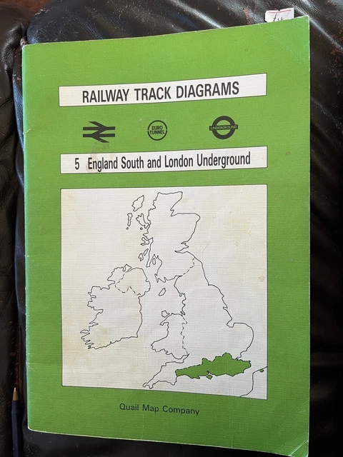 SOUTHERN AND TFL: Bk. 5 Railway Track Diagrams by Quail Paperback Book ...