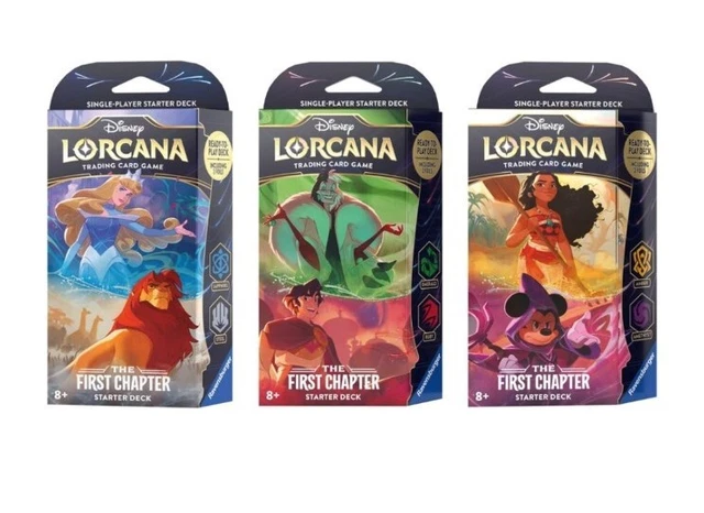 DISNEY LORCANA THE First Chapter 1 Starter Deck NEW Sealed Pre Sale 9/1 ...