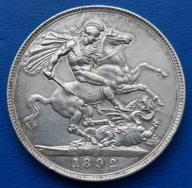 1892 QUEEN VICTORIA Crown Higher Grade Coin $94.87 - PicClick AU