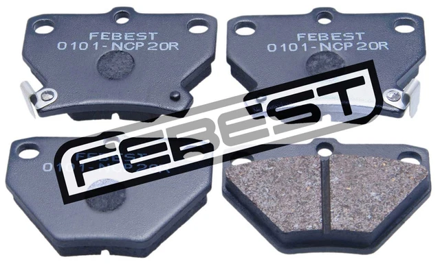PAD KIT, DISC Brake, Rear For TOYOTA YARIS (FRP) SCP1#,NLP10 EUR 29,81 ...