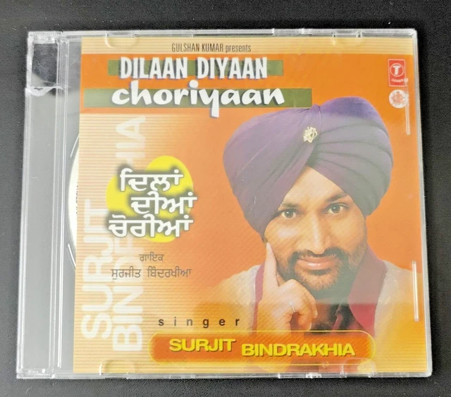 DILAAN DIYAAN CHORIYAAN By Surjit Bindrakhia - RARE Punjabi CD £6.95 ...