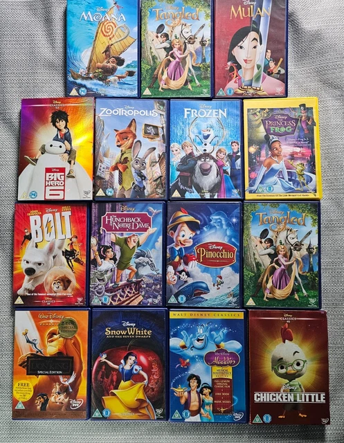 DISNEY CLASSICS DVD Bundle 15 Kid's Children's Job Lot Animated Films Movies £12.00 - PicClick UK