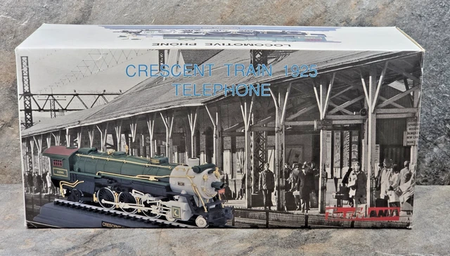 VINTAGE CRESCENT TRAIN 1925 Locomotive Telephone New Open Box £22.67 ...