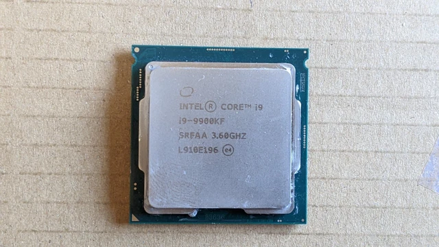 INTEL CORE I9-9900KF SRFAA 3.60Ghz L910E196 e4 **please read ...