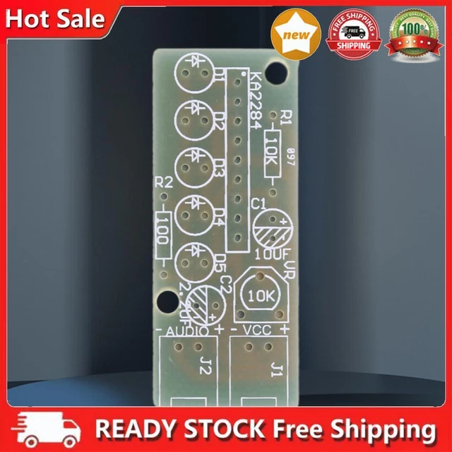 KA2284 AUDIO LEVEL Indicator Module Suite 5mm 3.5V-12V DIY Electronic ...