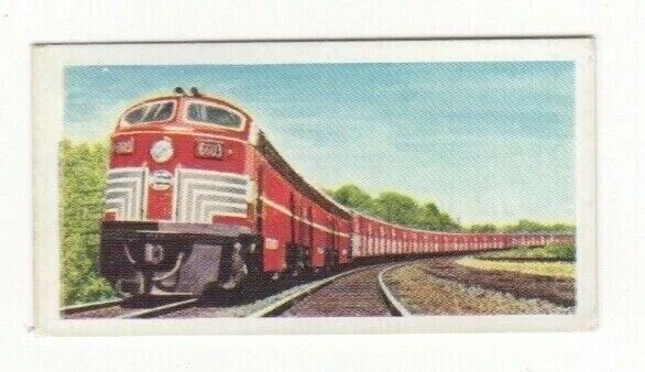 RAILWAYS TRADE CARD 1956 - The Pacemaker New York Central Railroad £1. ...