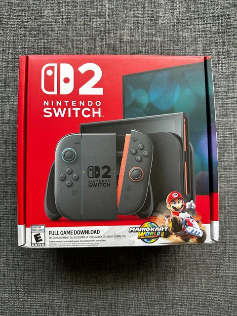 NINTENDO SWITCH 2 Console - Mario Kart World Bundle - BRAND NEW ...