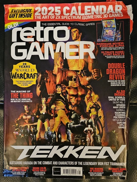 RETRO GAMER MAGAZINE #266 2024 Tekken, 20 years of World of Warcraft ...