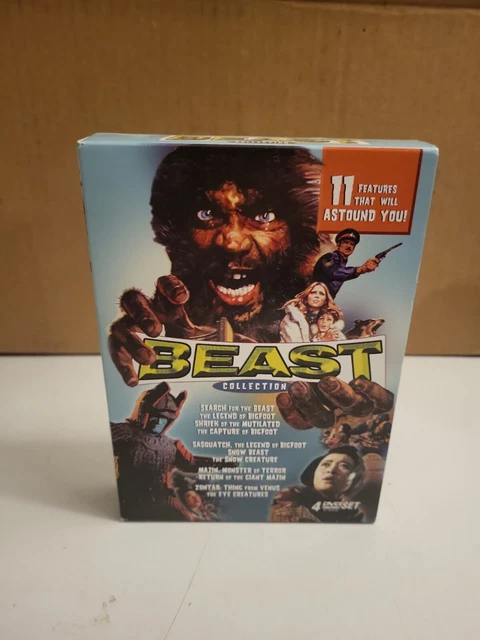 BEAST COLLECTION (DVD- 11 Films) -Retromedia Box Set (Bigfoot, Yeti ...
