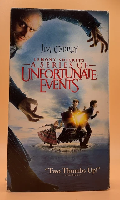 LEMONY SNICKETT'S A Series of Unfortunate Events VHS 2004 Jim Carrey £7 ...