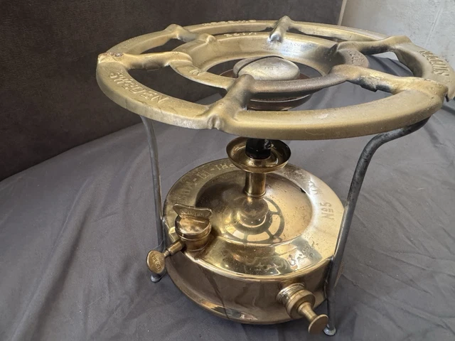 VINTAGE PRIMUS NO. 5 brass paraffin pressure stove, Good Condition With ...